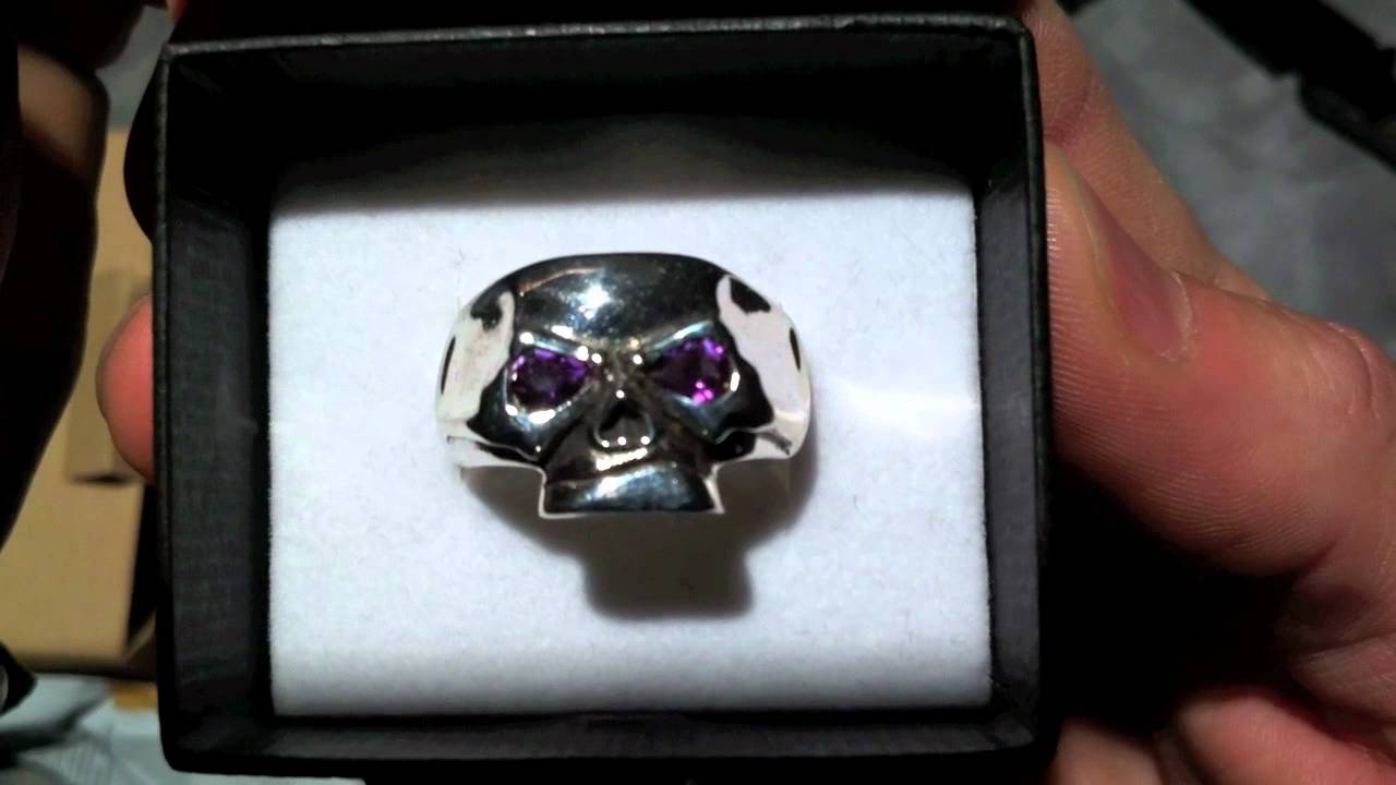 Chris Black Designs Custom Signature Skull Ring - YouTube