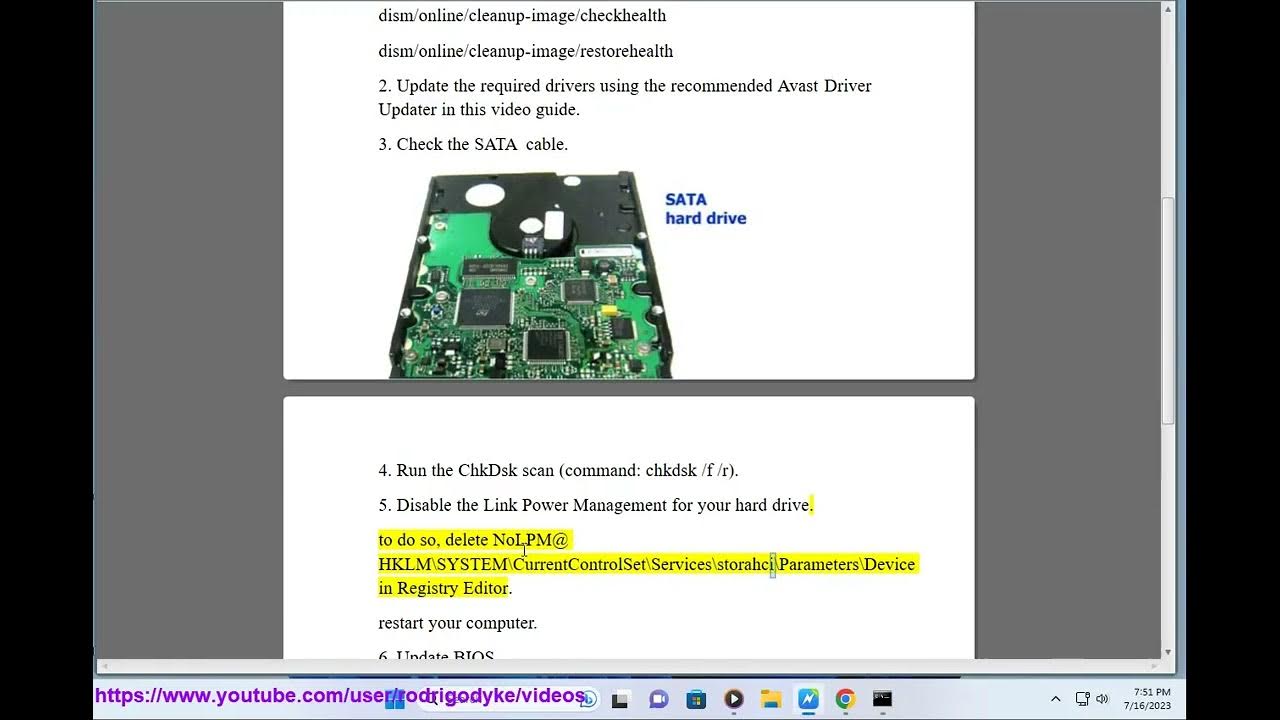 Fix The IO operation at logical block address for Disk 0 was retried, Event ID 153 on Windows ...