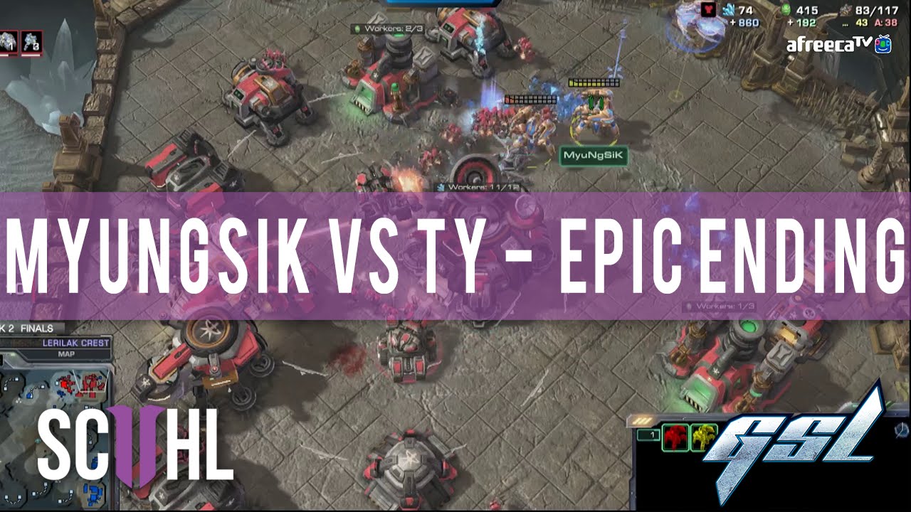 The EPIC ending to TY vs Myungsik - GSL Preseason - YouTube