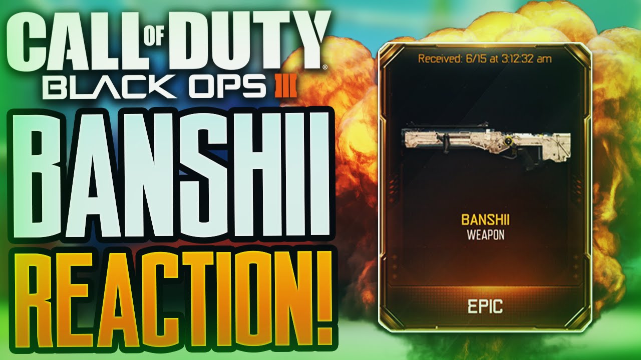"BANSHII REACTION" - SUPPLY DROP OPENING REACTION | "BANSHII" SHOTGUN ...