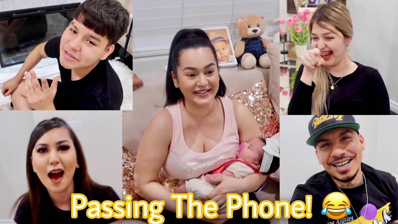 PASSING THE PHONE TIKTOK CHALLENGE!!! 🤣🤣🤣 - YouTube