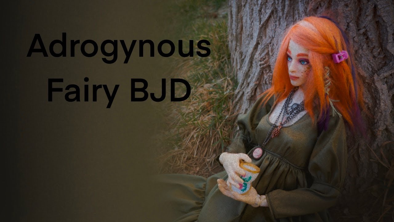 3D Printed BJD Repaint - Androgynous Royal Fairy Doll - YouTube