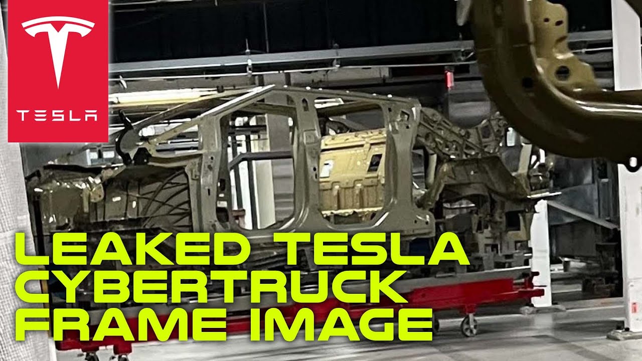 Leaked Tesla Cybertruck frame image shows disappointing design detail ...