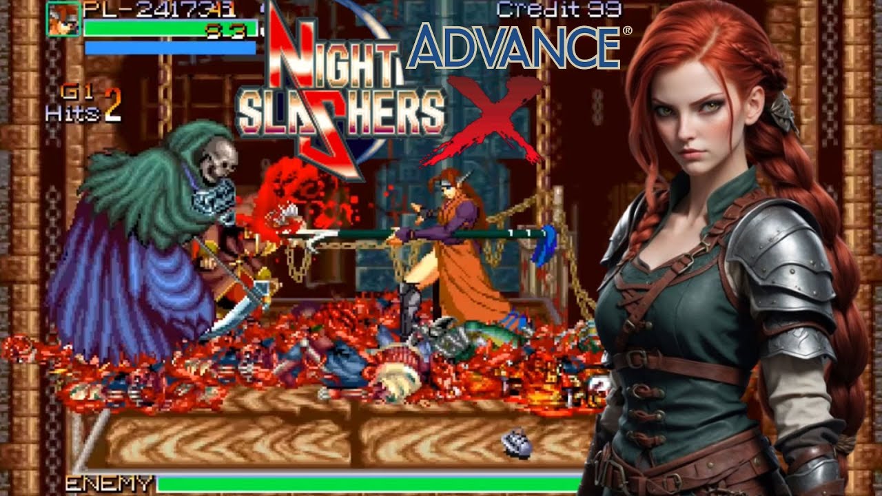 Night Slashers x Advanced [OpenBOR] games - game - YouTube