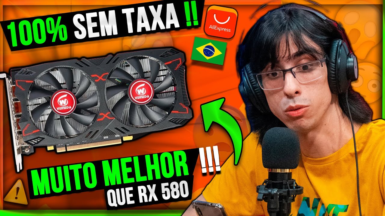 URGENTE ! MELHOR E MAIS FORTE QUE RX 580 100% SEM TAXA !!! - YouTube