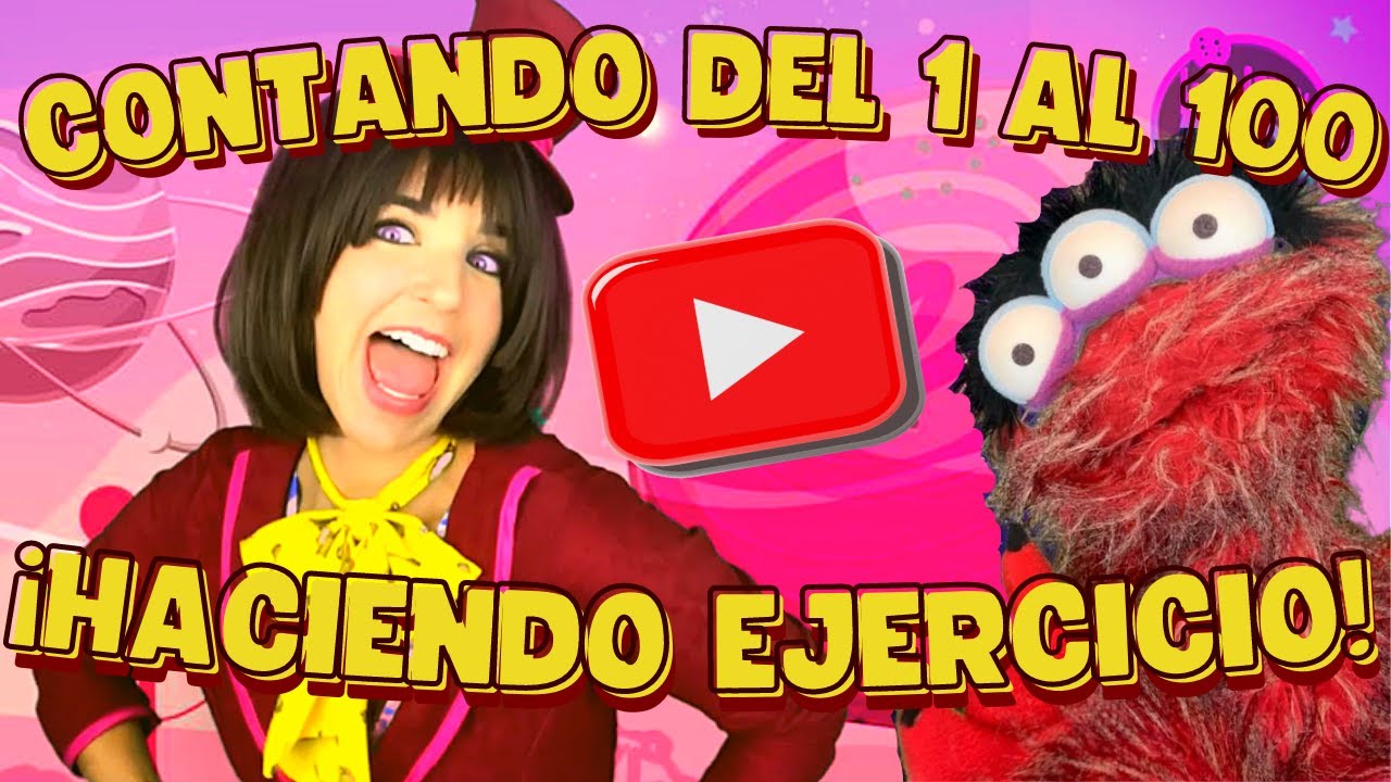 CONTANDO DEL 1 AL 100 HACIENDO EJERCICIO | KARLITA Y COCOS - YouTube