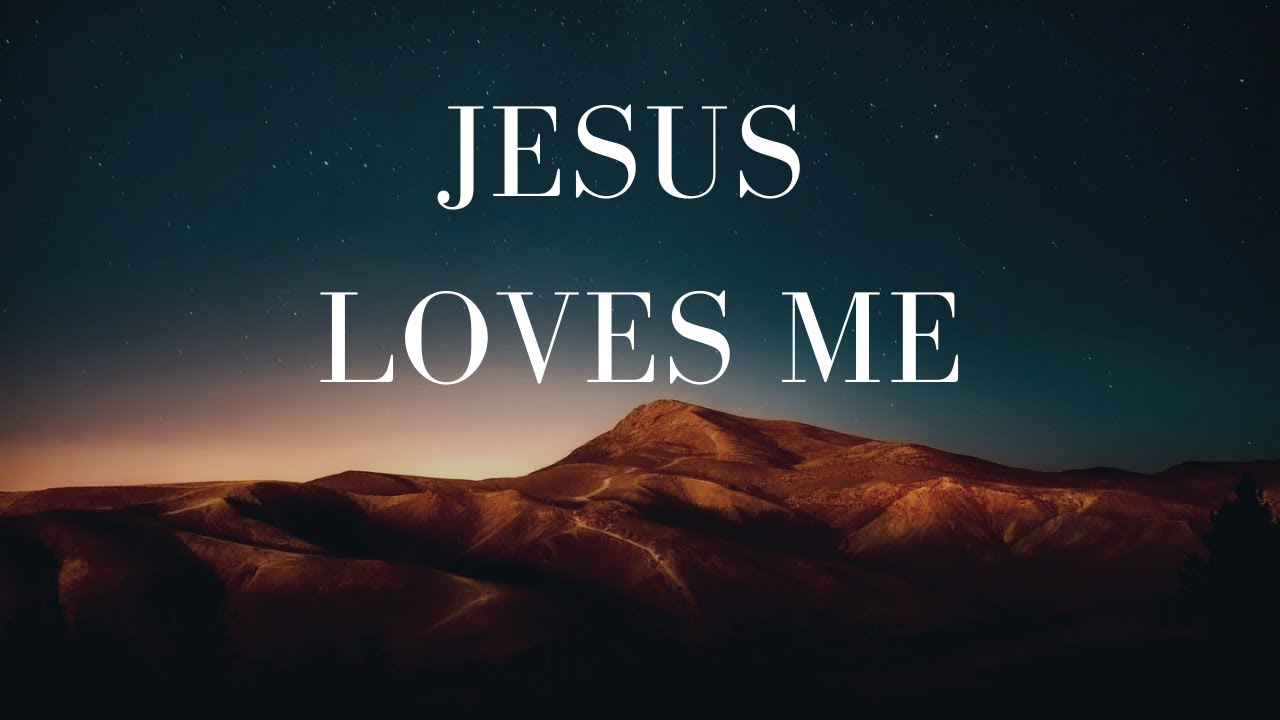 Jesus Loves Me Sing-Along Lyric Video with Piano Music | Perfect for ...