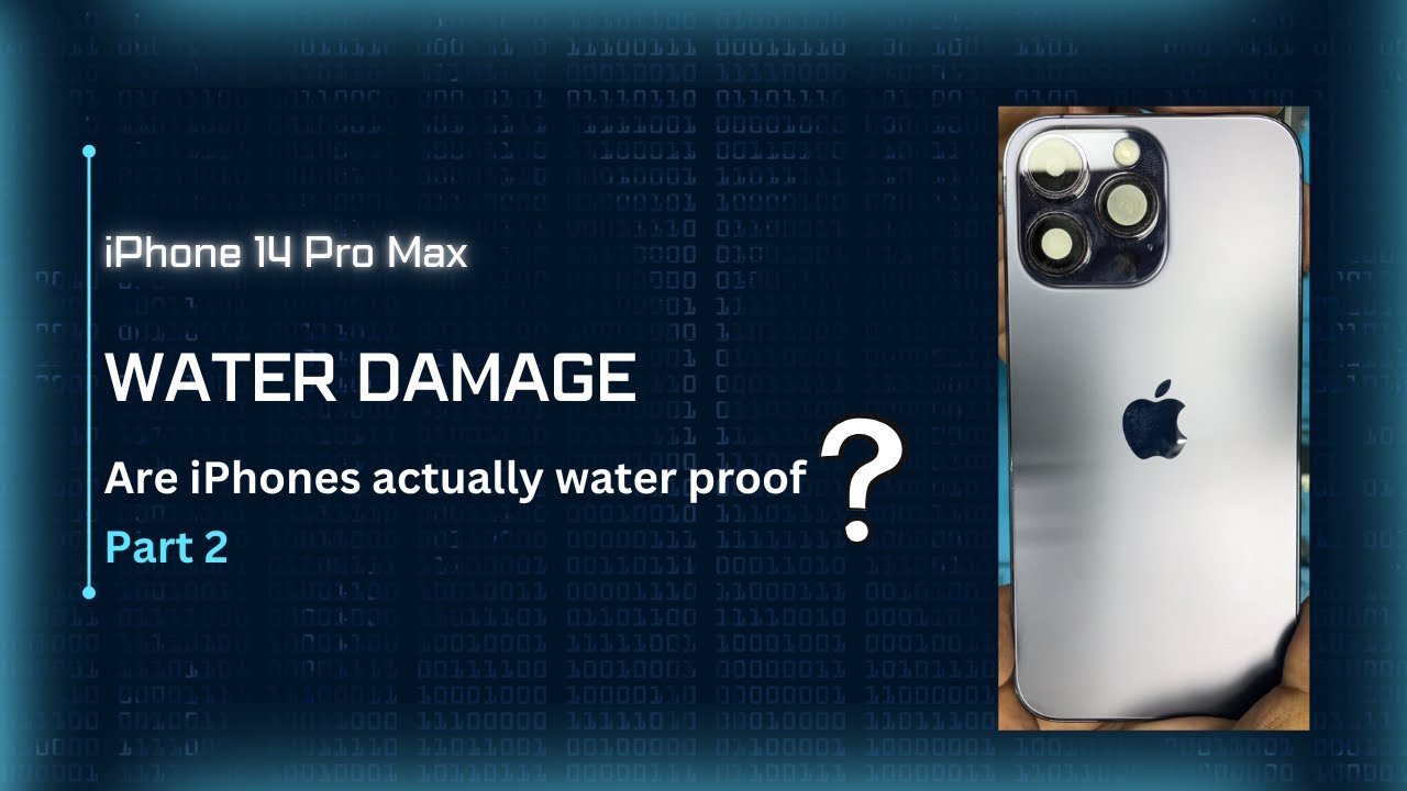 How to Repair A Water Damaged iPhone - iPhone 14 Pro Max - YouTube
