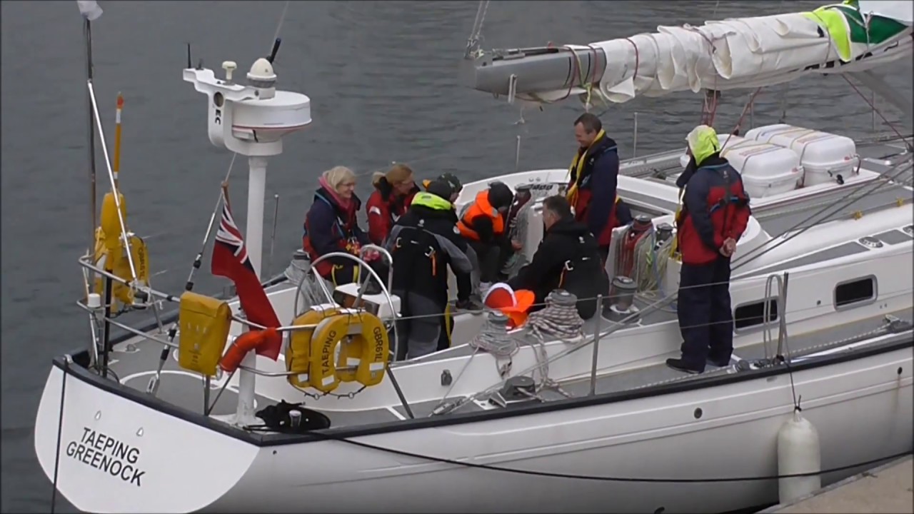 Taeping boat, Is this a Clipper 60 in Belfast Harbour Marina? - YouTube