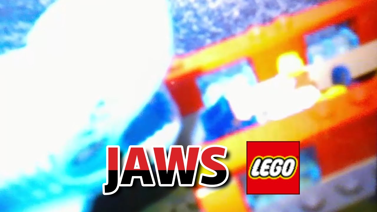 【JAWS LEGO】blood becomes a mosaic🦈 - YouTube
