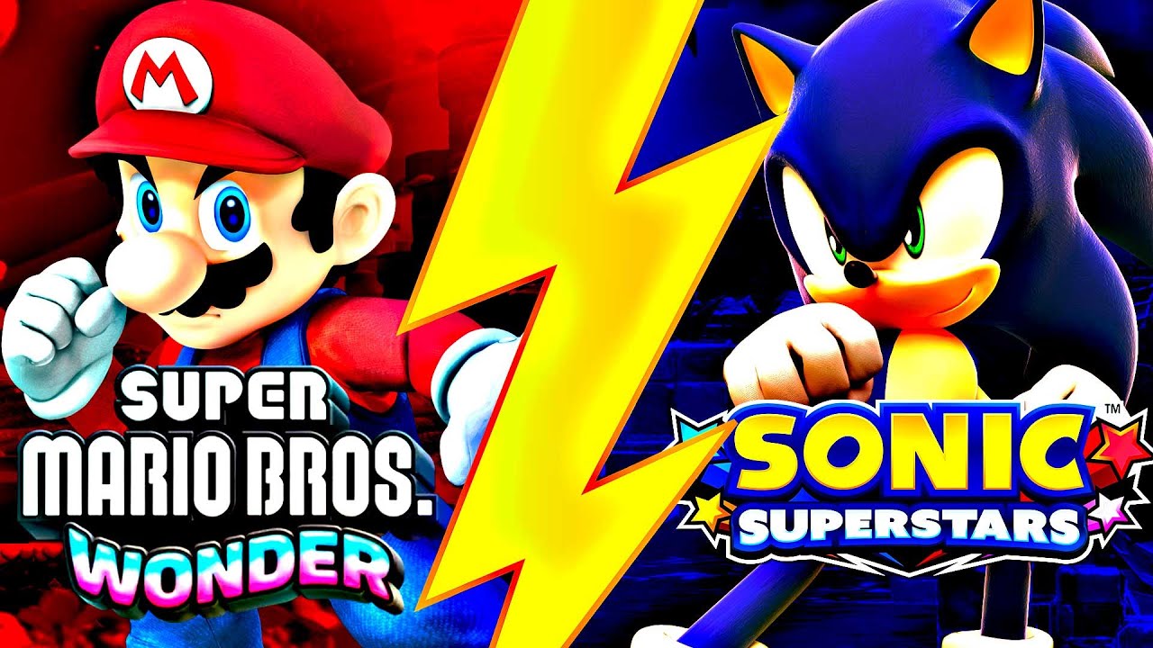 SUPER MARIO BROS WONDER VS SONIC SUPERSTARS : LE GRAND RETOUR DES JEUX ...