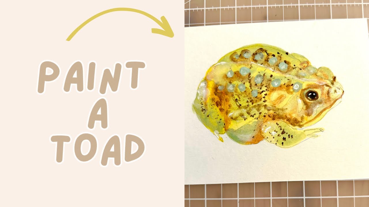 How to Paint a Toad using Acrylic Paint Step by Step - YouTube