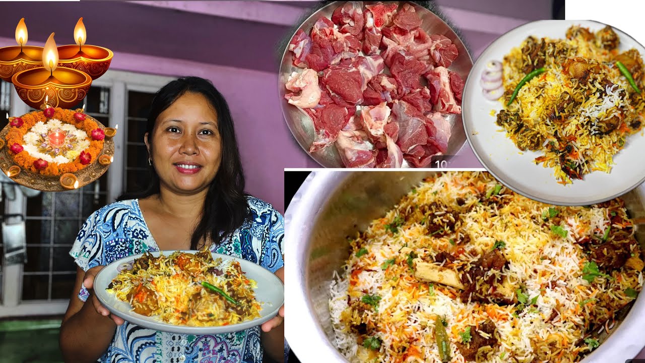 Easy and best mutton Biryani Recipe | Mutton Biryani ️|| Diwali special ...
