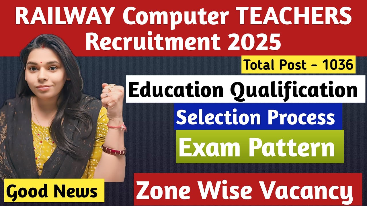 Railway Computer Teachers Vacancy Detailed Notifications Out #nsclasses ...