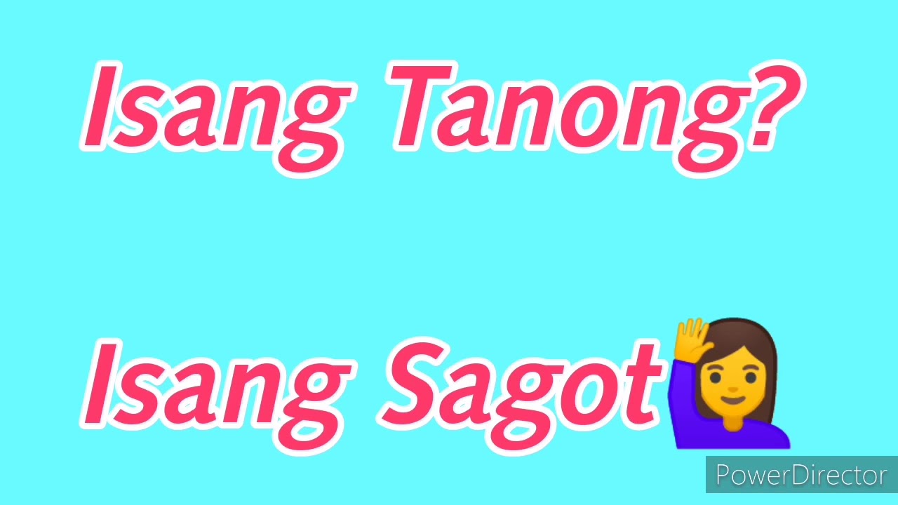 Isang Tanong Isang Sagot#5 - YouTube