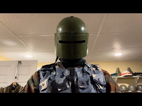 REAL Russian Maska-1SCh Visored Steel Helmet Showcase - YouTube