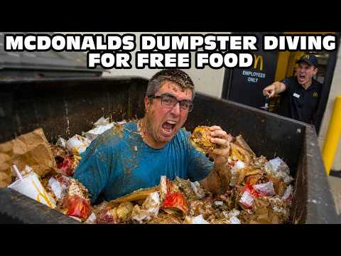 Daddy Temper Tantrum Dumpster Dives At McDonalds [Original]
