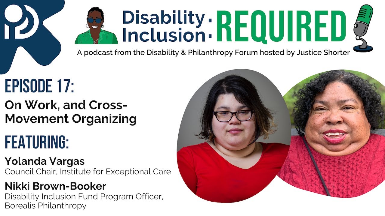 On Work, and Cross-Movement Organizing - Disability Inclusion: Required ...