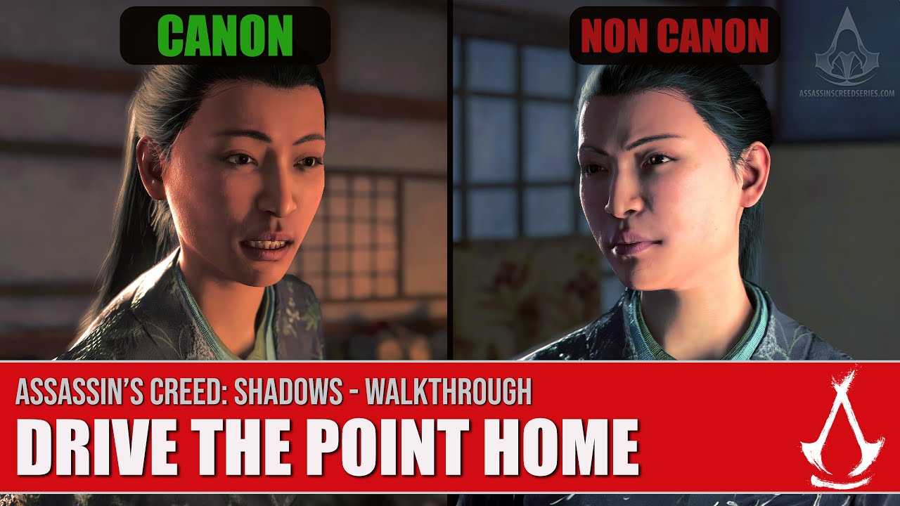 Assassin's Creed Shadows - Drive the Point Home [All Possibilities ...