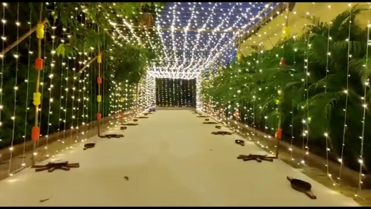 Party Plot marriage entry gate - YouTube