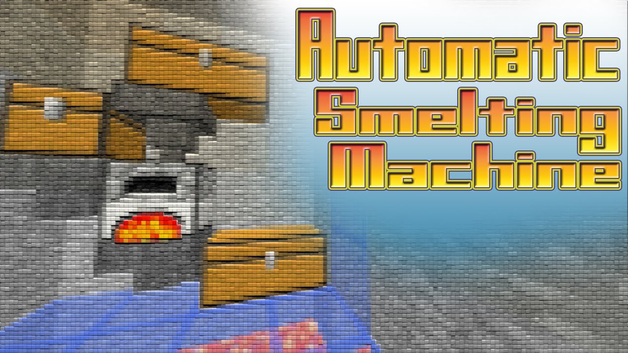 Minecraft - Automatic Smelting Machine 1.7.5 - YouTube