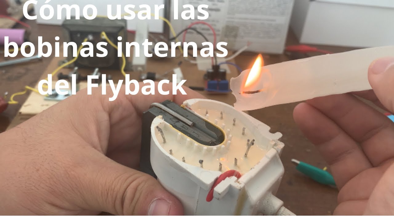 Como usar bobinas internas de un Flyback - YouTube