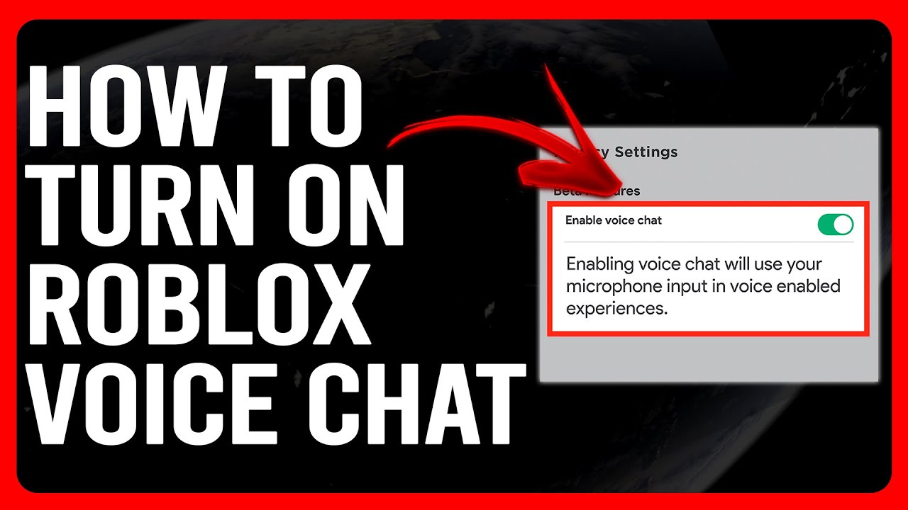 How To Turn On Roblox Voice Chat (How To Enable And Get Voice Chat On ...