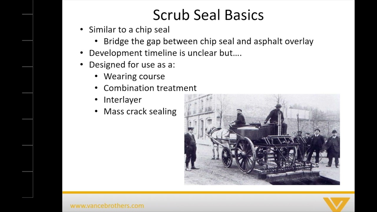 ESCSI Webinar: Scrub Seal Pavement Preservation Webinar - YouTube