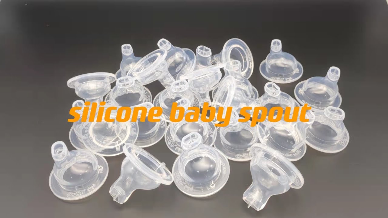 baby silicone spout production by LSR injection molding full automatic ...