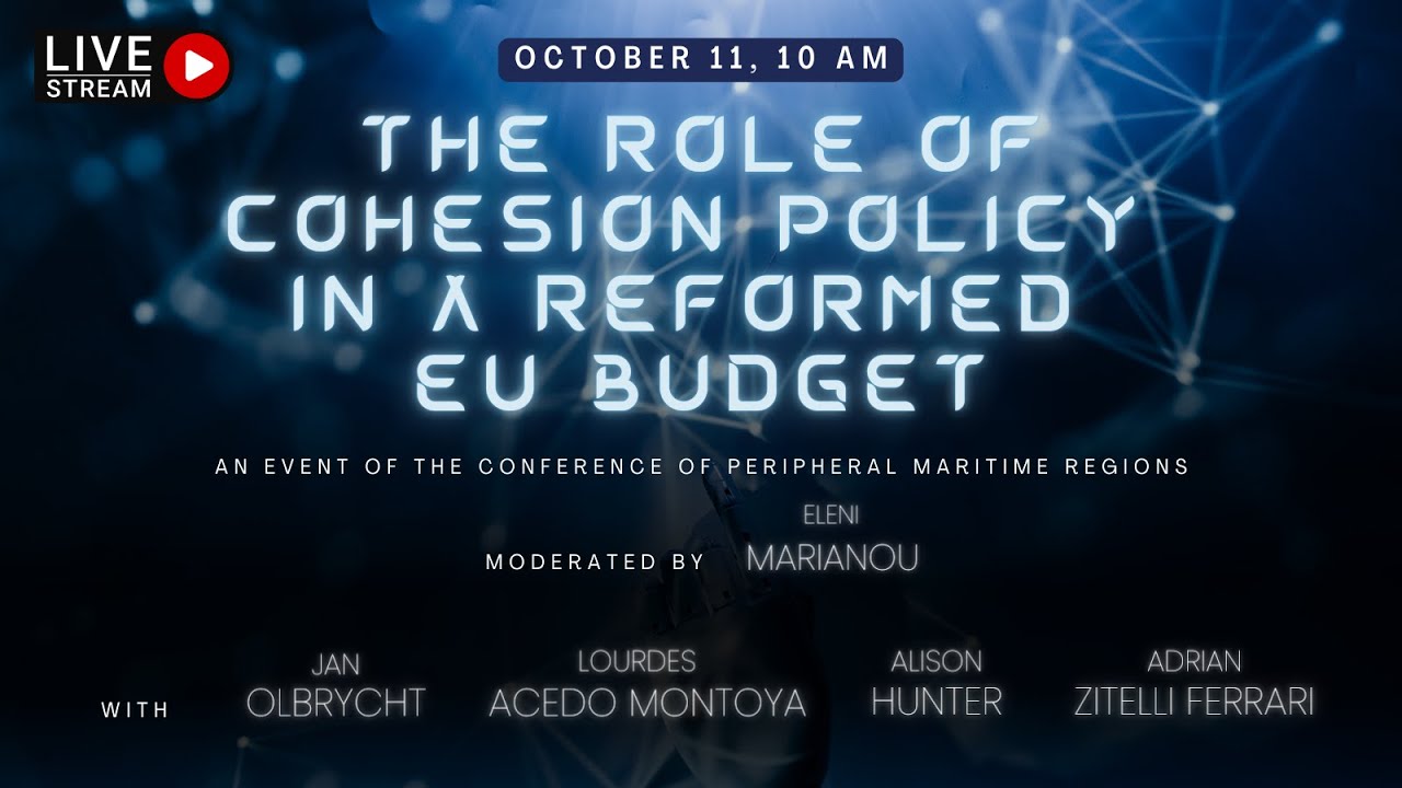 LIVE | The Role of Cohesion Policy in a Reformed EU Budget - YouTube