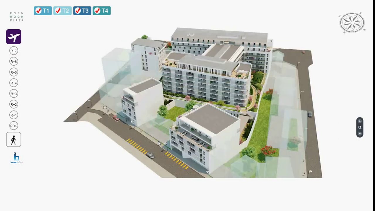 3D Plans with 360 Degree Rotation for Real Estate Buildings 3D-Model ...