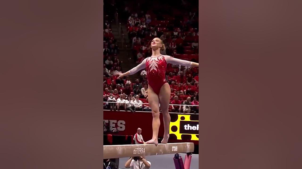 Abby Paulson 9 975 Beam Routine Arizona State Vs Utah Womens