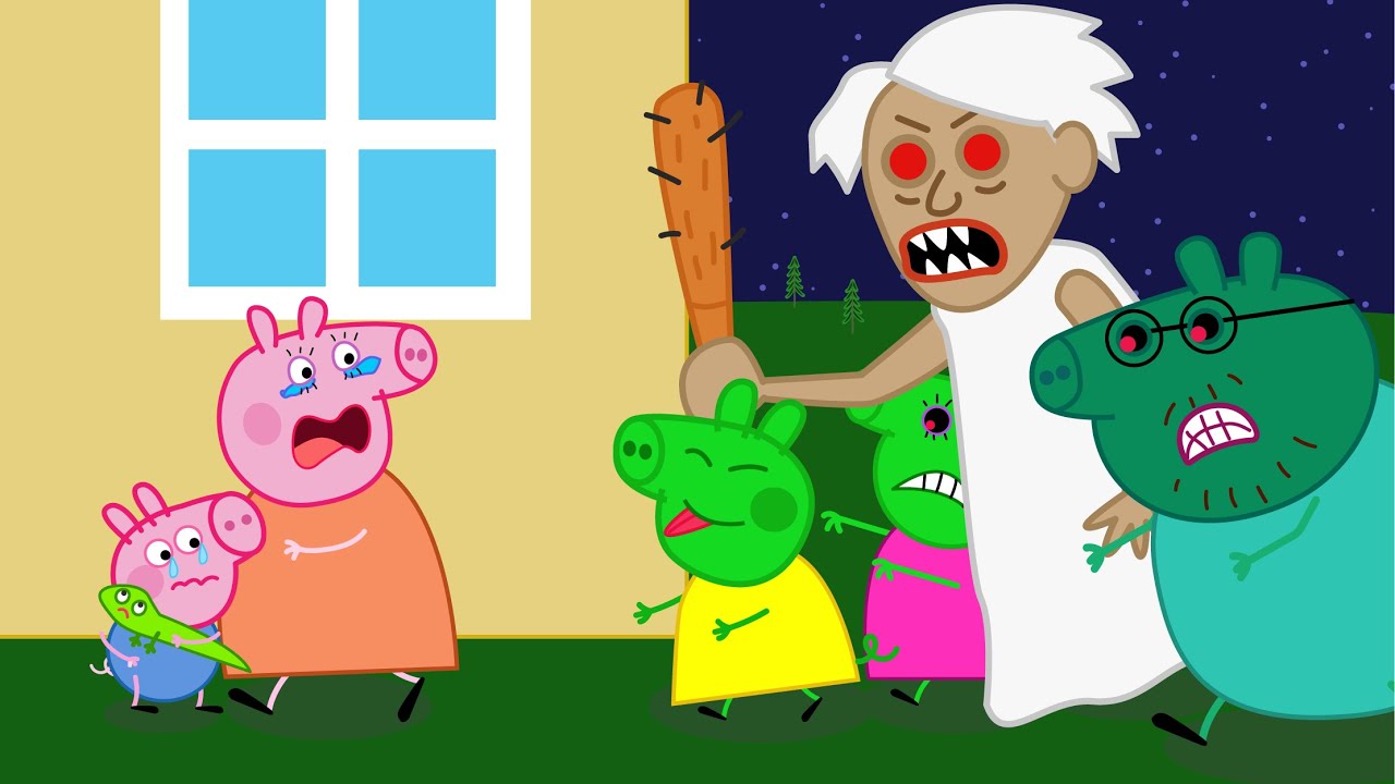 Zombies and Peppa At The City! Please Help George Pig! | Peppa Pig ...
