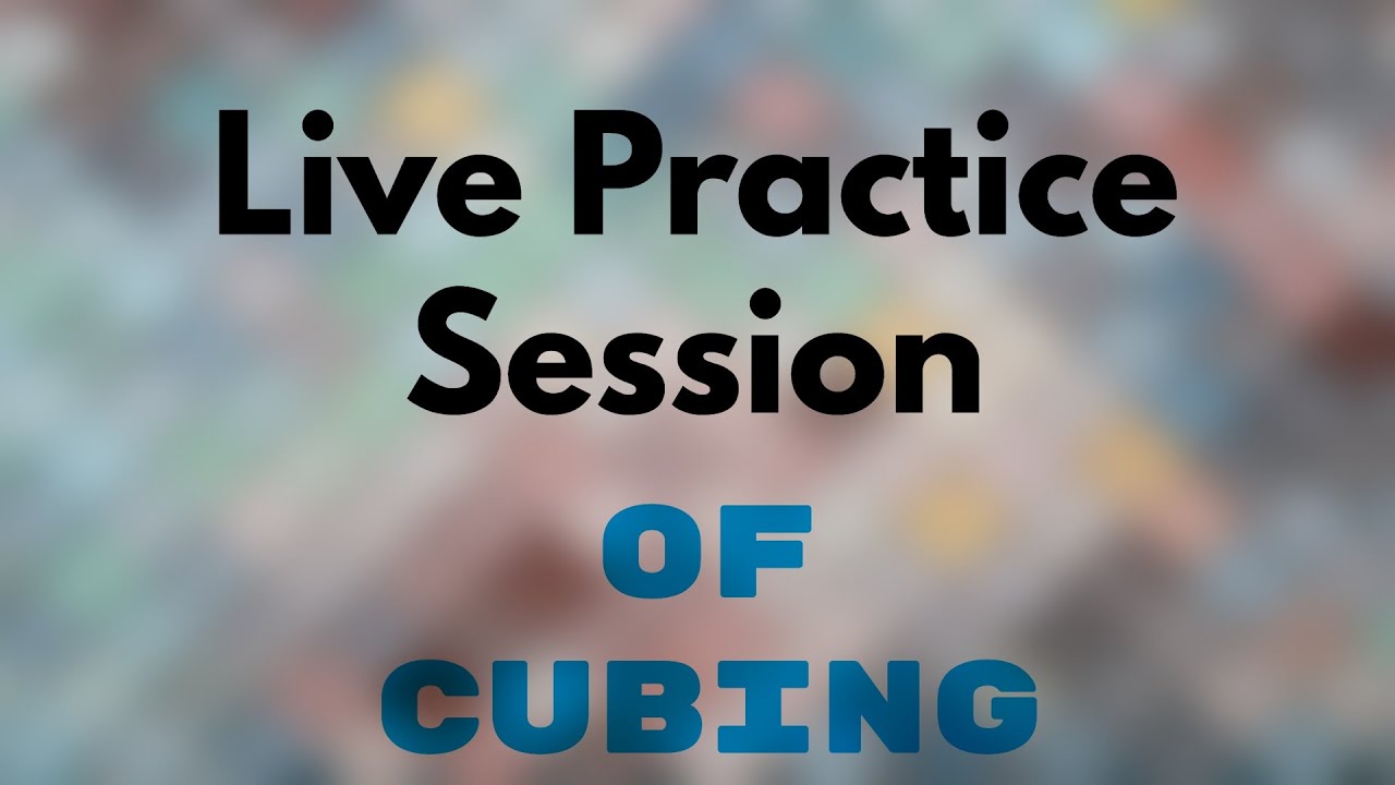 Live Practice Session | Cubing Live Stream | Crazy Cuber - YouTube
