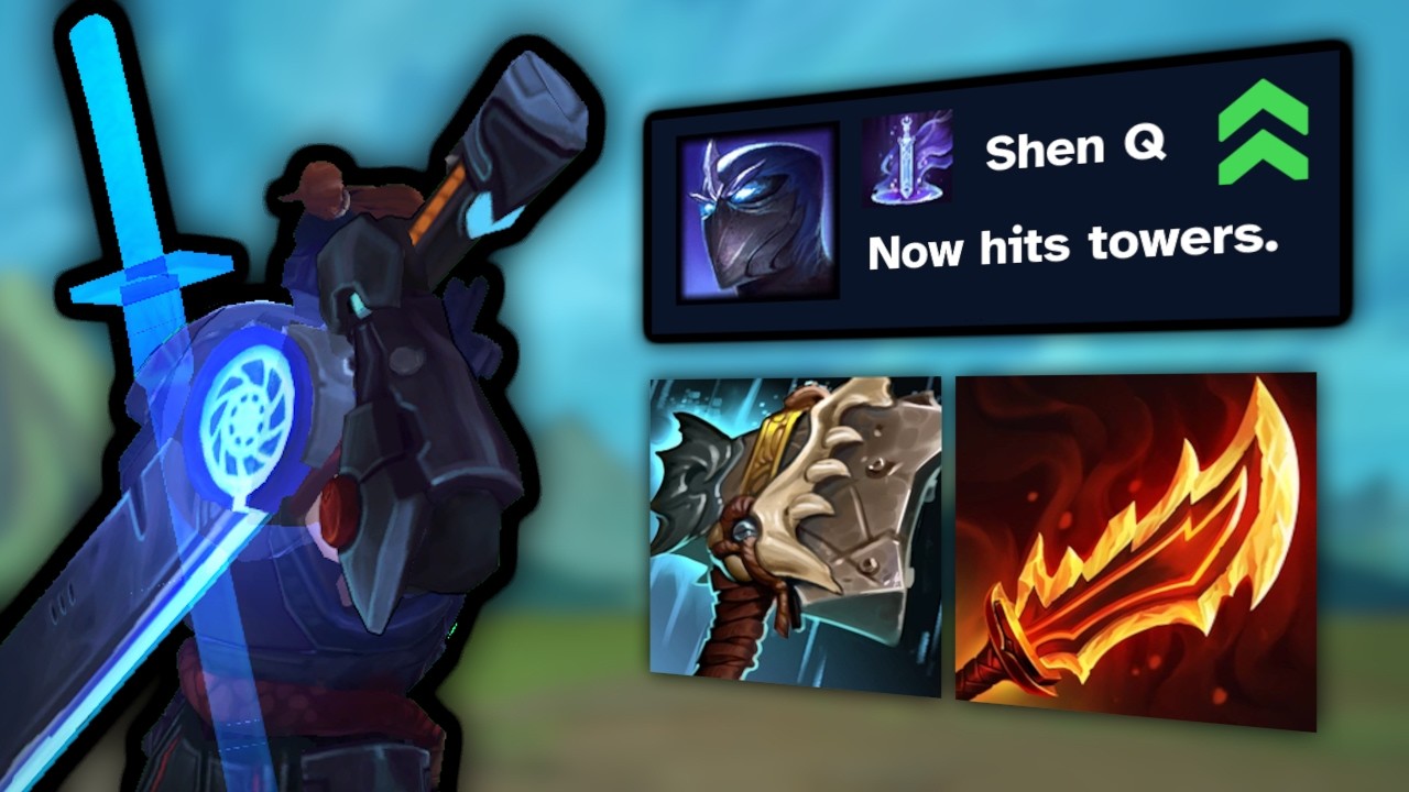 NEW Shen Build ACTUALLY Melts Towers *Q BUFFS* - YouTube