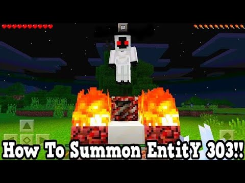 How to summon entity 303 Minecraft😈Minecraft Mod Entity 303 #minecraft ...