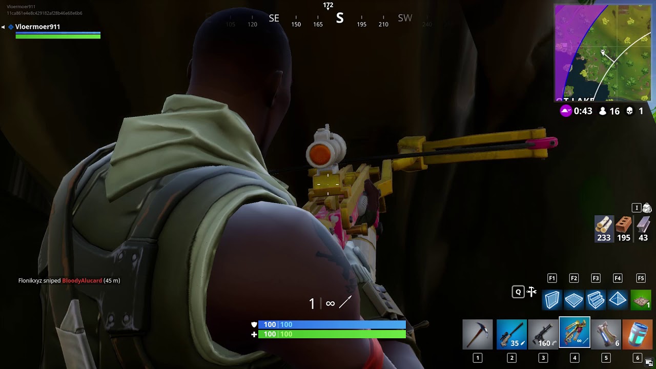 Trying out the EPIC Crossbow on Fortnite !! - YouTube