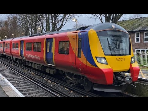 Class 707 Desiro City | 707018 + 707024 | South Western Railway ...
