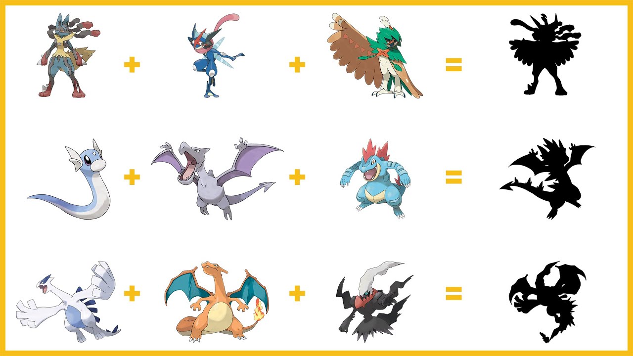 Pokemon Fusion Compilation #114 | darkrai | charizard | lugia ...