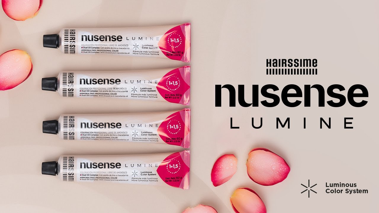 Hairssime Presenta: Nusense Lumine Coloración sin Amoníaco - YouTube