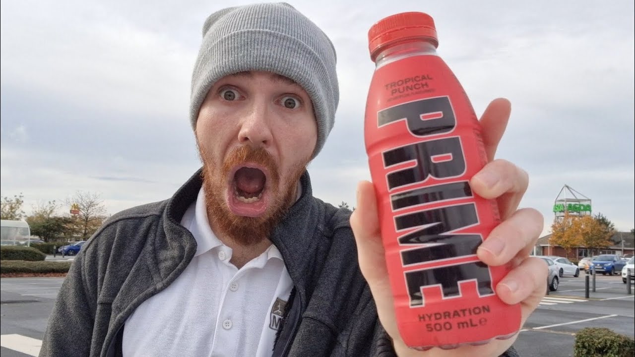 FIRST TIME EVER drinking Prime...............AGAIN!!! - YouTube