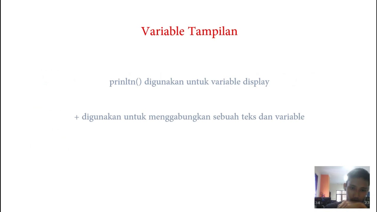 Pembelajaran Java #03 - Java Variables - YouTube