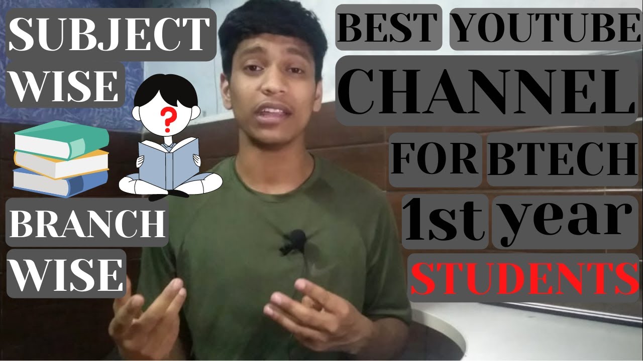 Best Youtube Channel For Btech 1st Year|| STUDENTS MUST WATCH - YouTube
