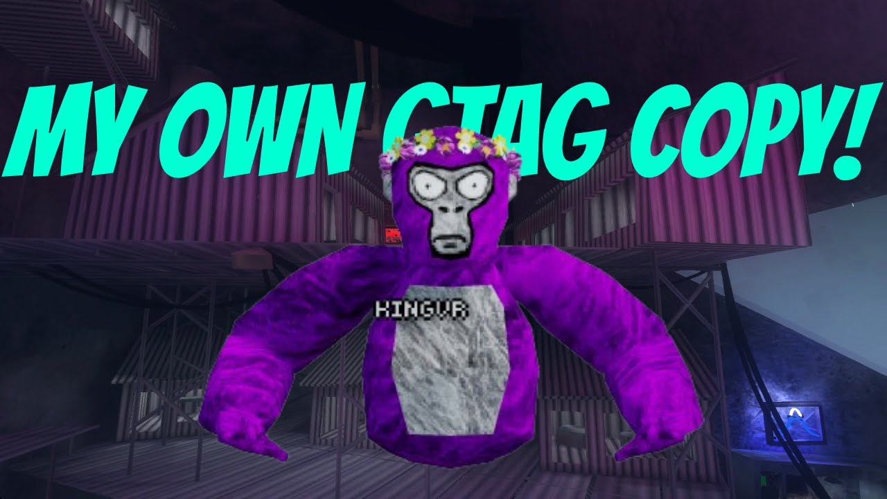 I made my OWN Gorilla Tag COPY ... - YouTube