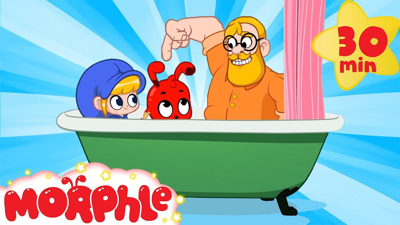 Morphle Takes A Bath | Morphle and Friends | My Magic Pet Morphle ...