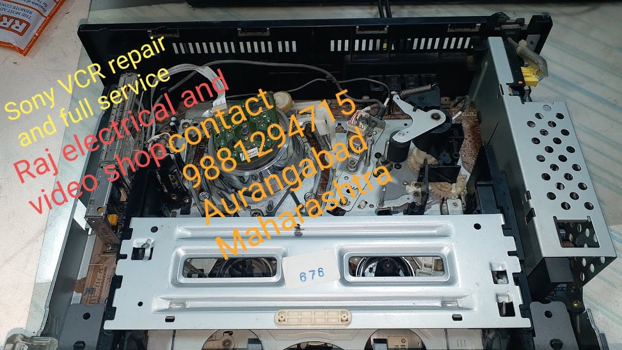 Sony VCR repair and full service - YouTube