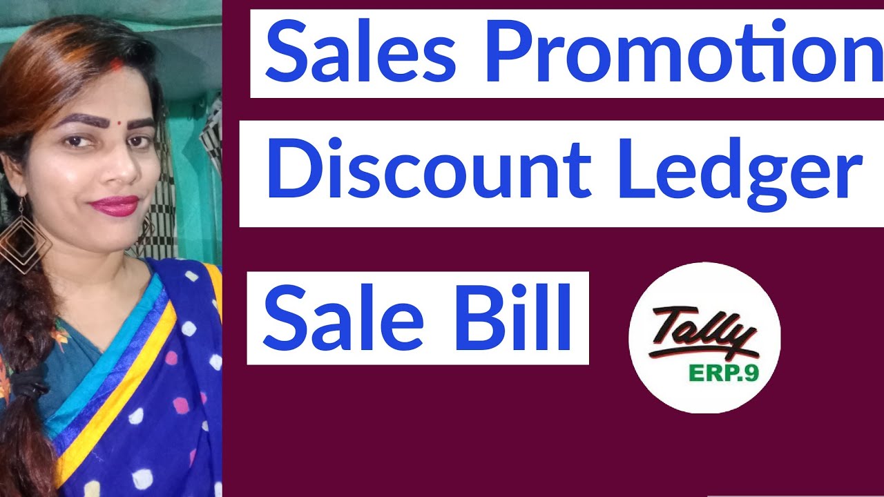 Sales Promotional discount Given entry on sale invoice in tally - YouTube