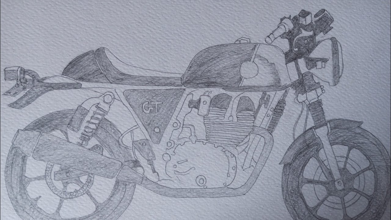continental GT 650 drawing - YouTube