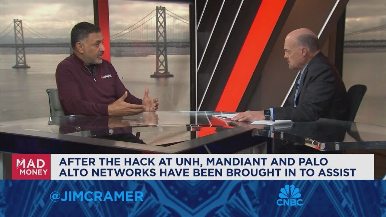 Palo Alto Networks CEO Nikesh Arora sits down with Jim Cramer - YouTube