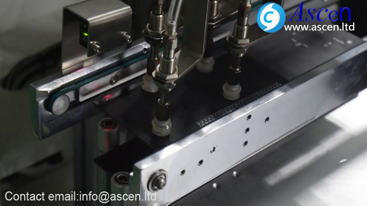 PCB vacuum suction loader/SMT vacuum loader for loading bare board on PCB assembly line from ...